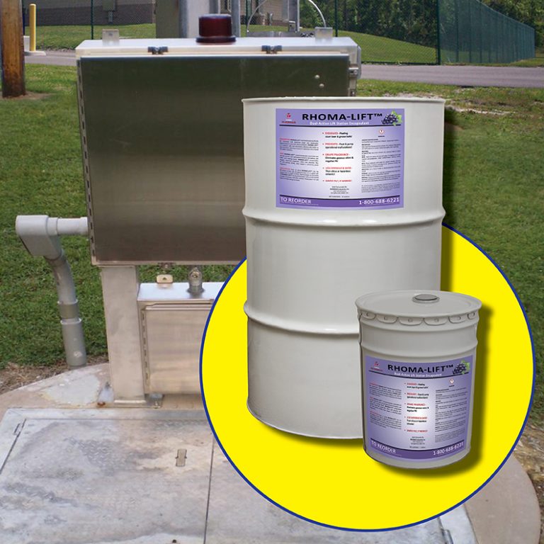 Floating Lift Station Degreaser | Grape Scent | RHOMA-LIFT